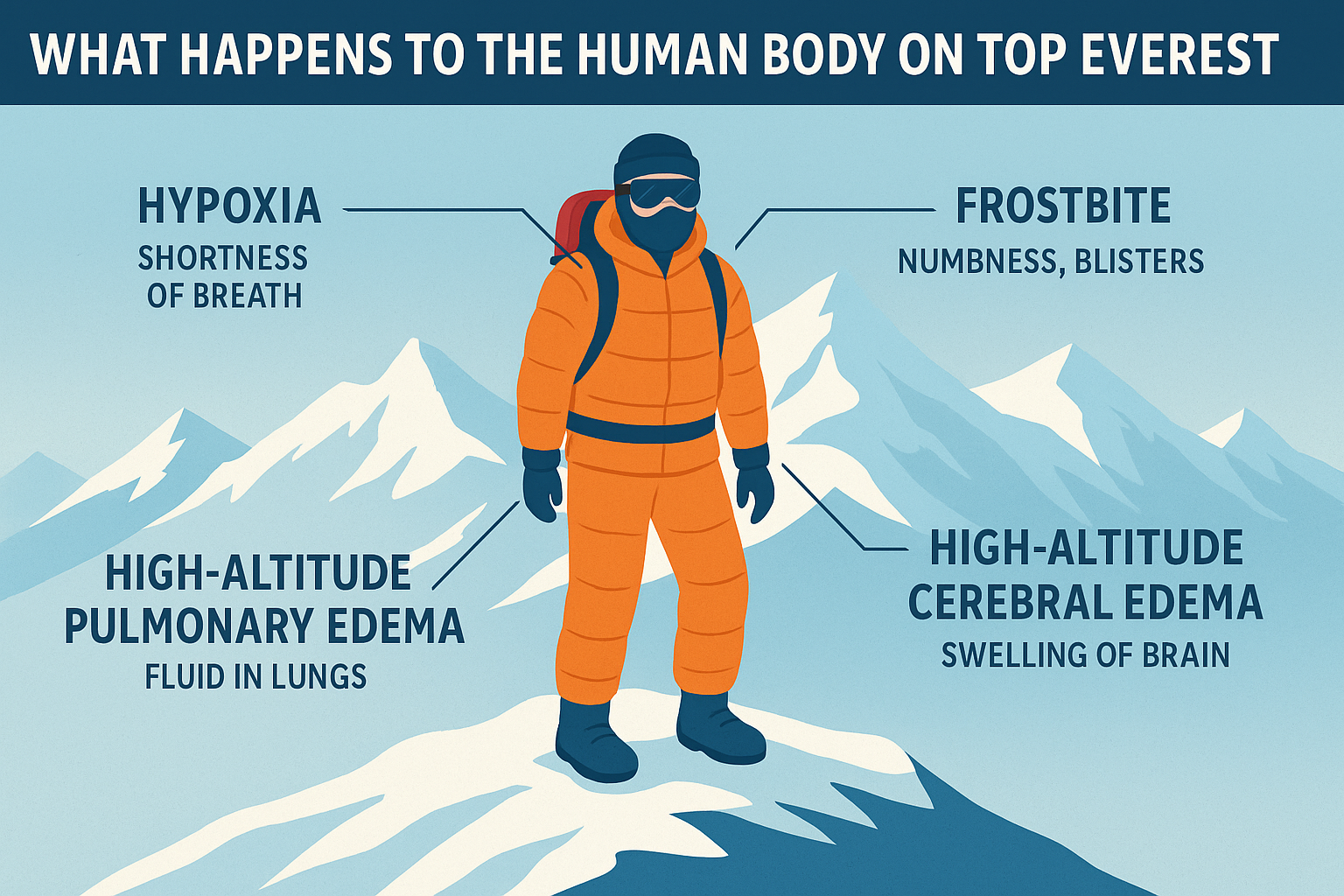 What Happens to Your Body at the Top of Mount Everest